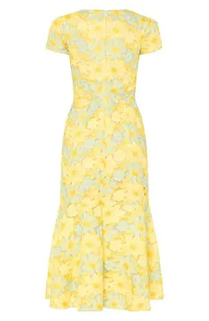 MILLY Tahlia Floral Lace Dress