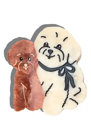 SOLAR ECLIPSE Puppy Friends Hair Claw Clip - Brown