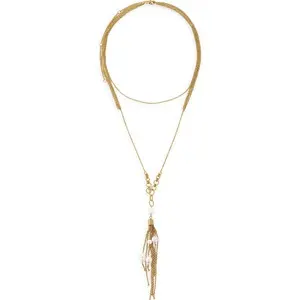 PETIT MOMENTS Dune Faux Pearl Layered Necklace - Gold