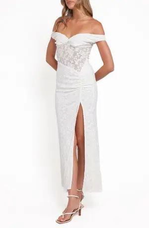PETAL & PUP Pascha Lace Maxi Dress