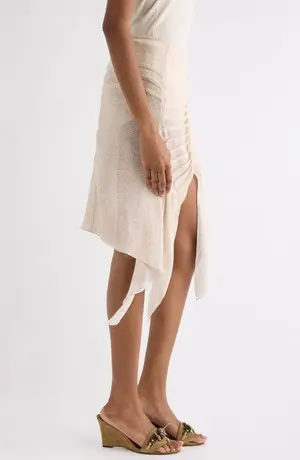 Isabel Marant Étoile Taylora Pleated Silk Georgette Skirt - Ecru