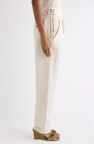 Isabel Marant Étoile Sharon Straight Leg Pants