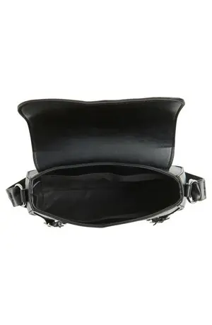 Bp. Buckle Rivet Faux Leather Shoulder Bag