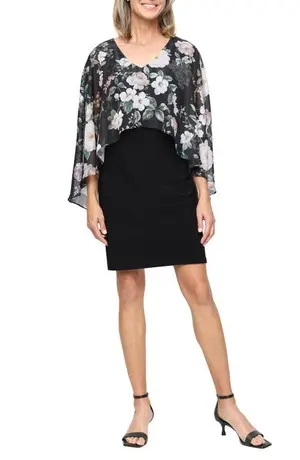 Sl Fashions Cape Effect Dresses