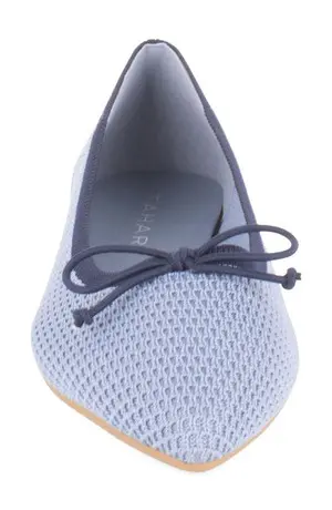 Tahari Bogota Pointed Toe Flat - Blue/navy