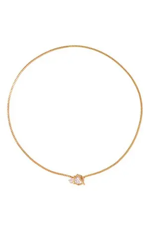 LA MENO Honey Lock Necklace