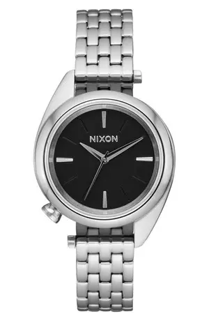 Nixon Eddy Bracelet Watch Silver/black