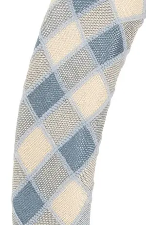 Chelsea28 Plaid Padded Headband - Blue Multi