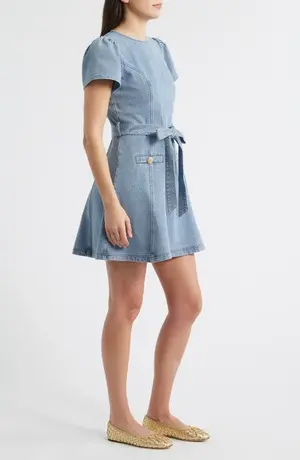 ZOE AND CLAIRE Textured Mini Dress