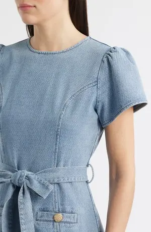 ZOE AND CLAIRE Textured Mini Dress