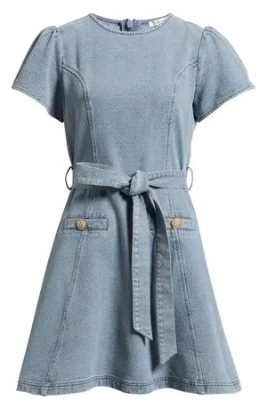 ZOE AND CLAIRE Textured Mini Dress