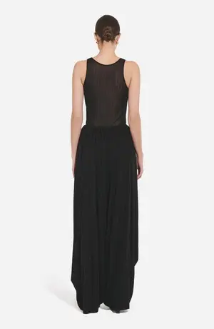 Co Sheer Ribbed Viscose Tank Top