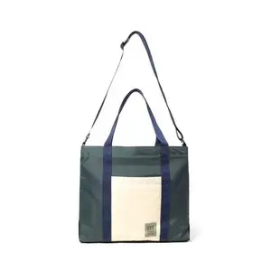 TOPO DESIGNS Mountain Essential Tote - Forest/bone White