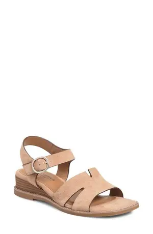 COMFORTIVA Slingback Wedge Sandal - Desert