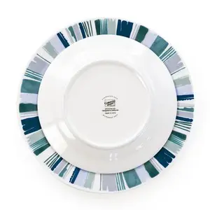 GIBSON HOME Orleans 12 Piece Round Ceramic Dinnerware Set