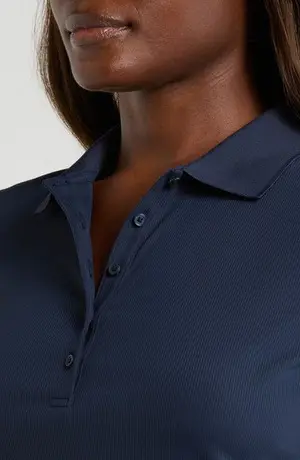 G/fore Tech Rib Golf Polo - Twilight