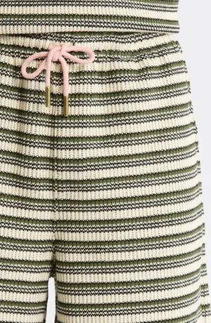 HONOR THE GIFT Speak Striped Knit Shorts