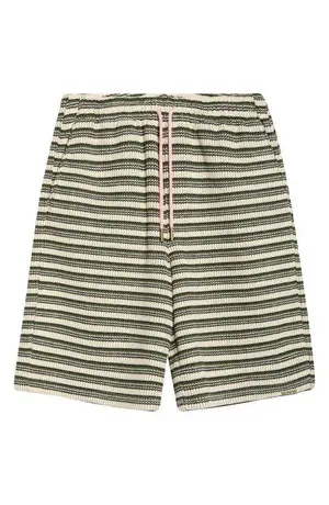 HONOR THE GIFT Speak Striped Knit Shorts