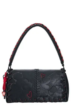 Desigual Faux Leather Crossbody Bag - Black