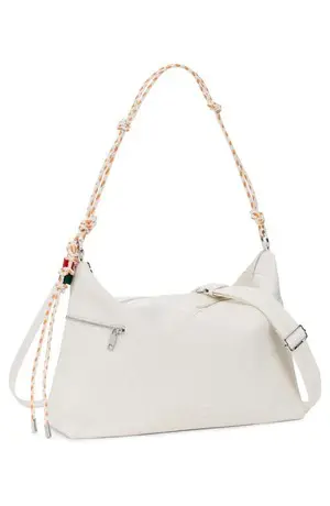 Desigual Faux Leather Shoulder Bag - Medium Beige
