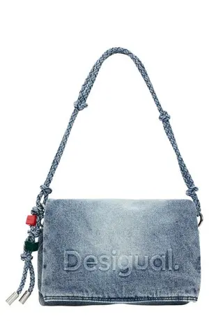 Desigual Denim Crossbody Bag - Light Blue