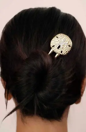 Ettika Sand Dollar Hair Pin