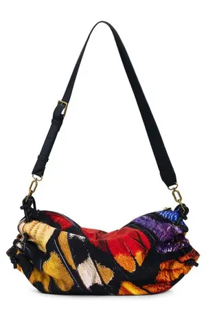 Desigual Butterfly Print Cotton Bag - Multi