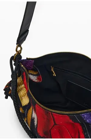 Desigual Butterfly Print Cotton Bag - Multi