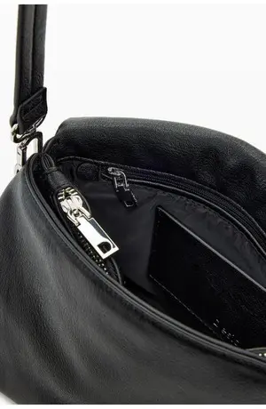 Desigual Logo Charm Crossbody Bag - Black