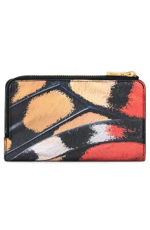 Desigual Feather Print Medium Wallet