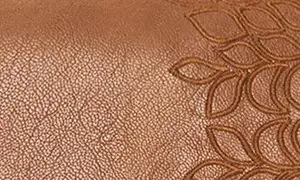 Desigual Embroidered Logo Charm Crossbody Bag - Camel