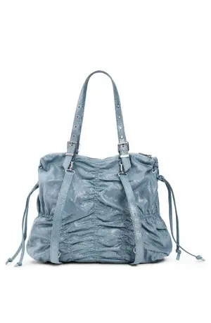Desigual Ruched Denim Backpack