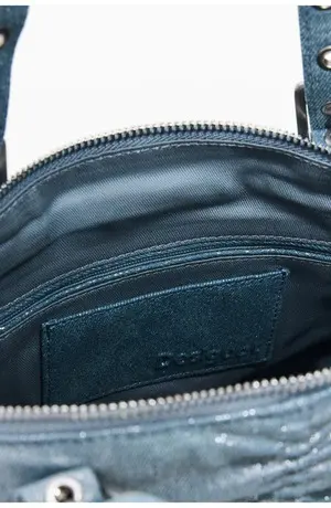 Desigual Ruched Denim Backpack