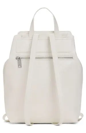 Desigual Mini Logo Embossed Convertible Backpack - Medium Beige
