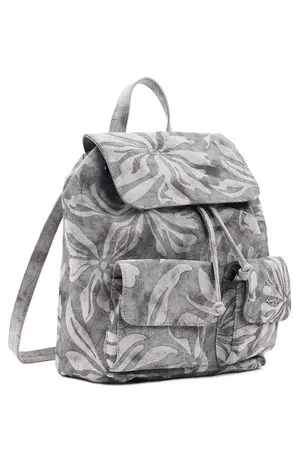 Desigual Floral Mini Backpack - Obsidian