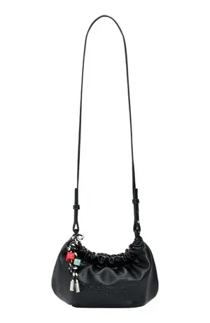 Desigual Logo Embossed Shoulder Bag