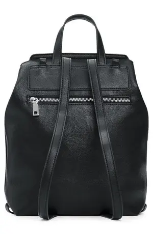 Desigual Mini Logo Embossed Convertible Backpack - Black
