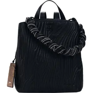 Desigual Mini Embroidered Convertible Backpack