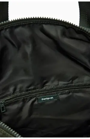 Desigual Large Voyager Nylon Backpack - Khaki