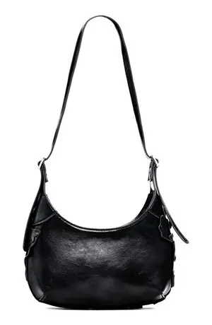 Desigual Faux Leather Shoulder Bag - Black
