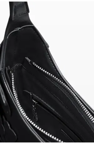 Desigual Faux Leather Shoulder Bag - Black