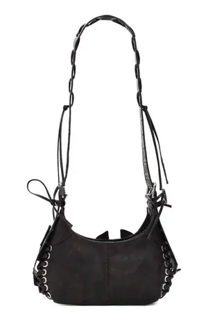 Desigual Butterfly Appliqué Handbag - Brown