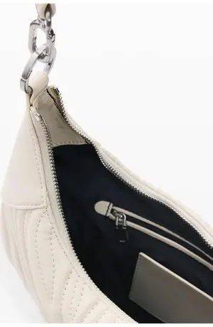 Desigual Faux Leather Shoulder Bag - Medium Beige