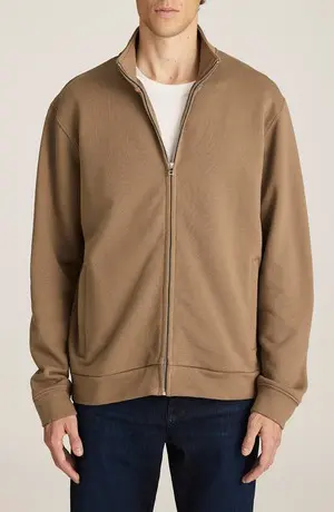 MAVI Full Zip Sweatshirt - Shitake
