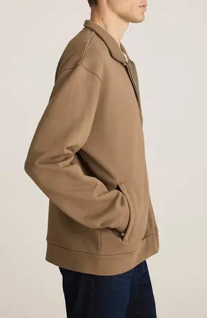 MAVI Full Zip Sweatshirt - Shitake