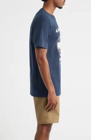 Brixton X Goodyear Cheater Slick Cotton Graphic T-shirt