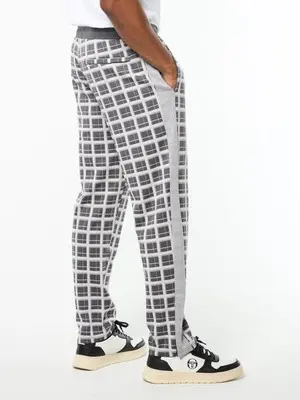 SERGIO TACCHINI Damarindo Check Track Pant - Quiet Grey