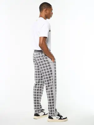 SERGIO TACCHINI Damarindo Check Track Pant - Quiet Grey