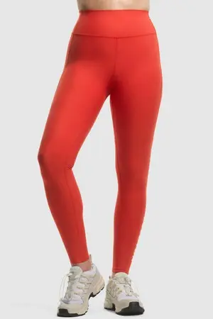 PELOTON Cadent High-rise 28" Leggings - Fire Red