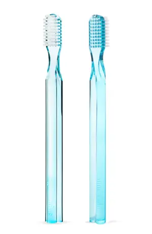 SUPERSMILE 2-pack New Generation 45° Patented Long Toothbrush - Blue
